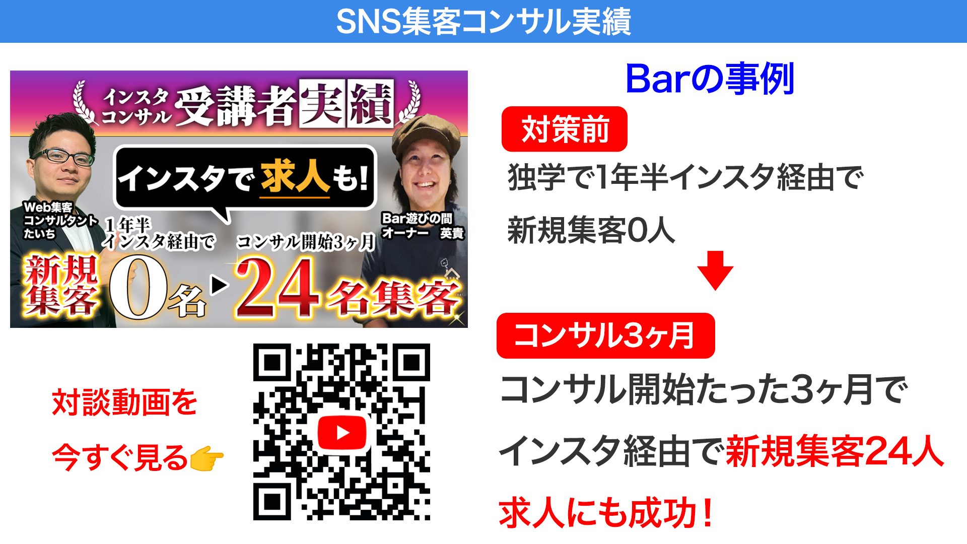 【SNS集客コンサル】那覇市のBarの実績